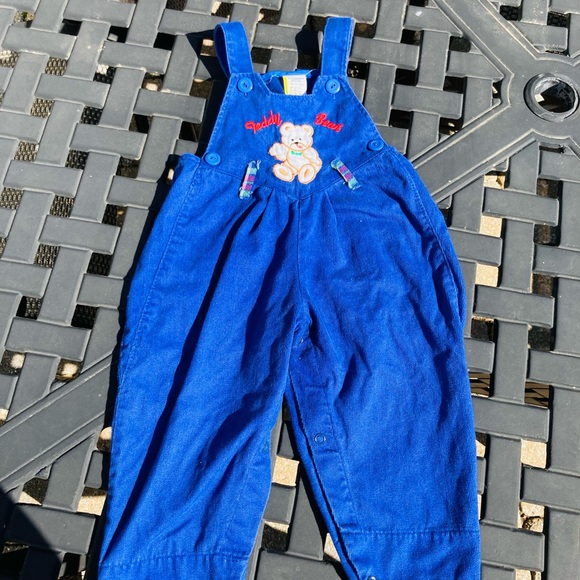 Vintage | Bottoms | Vtg Teddy Bear Overalls | Poshmark